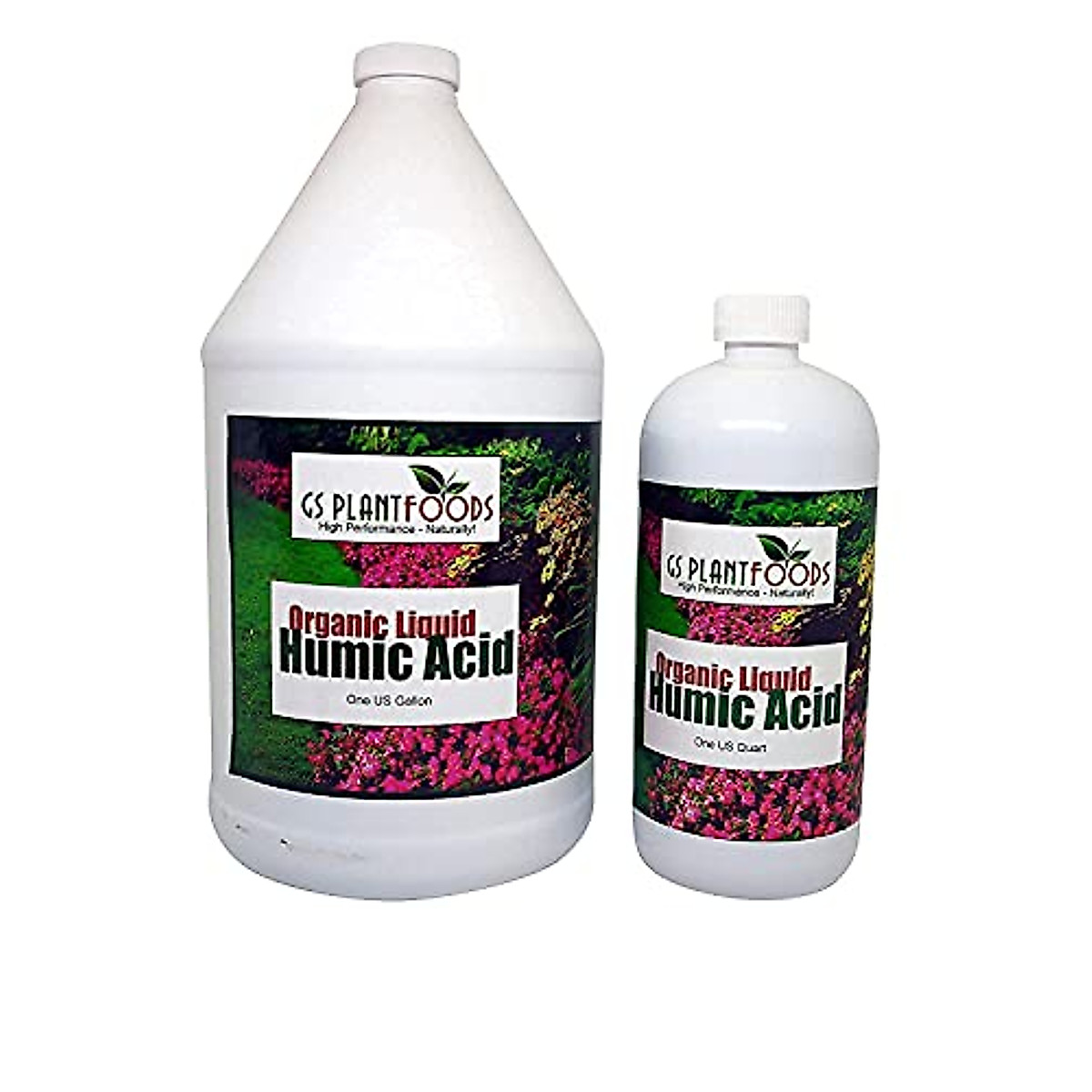 Organic Liquid Humic Acid with Fulvic Increased Nutrient Uptake for Turf, Garden and Soil Conditioning 1 Gallon Concentrate (Packaging May Vary)