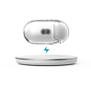 Speck Products Presidio Clear for Airpods Pro 2nd/1st Generation Case, Clear/Bright Silver