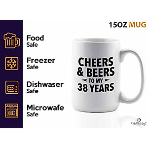 76 Birthday Gift Shot Glass 1.5oz Cheers & Beers 76 Years - Gift for 76 Year Old Guy Gifts for Mom Mama Vintage Beer Day Brew Turning Old