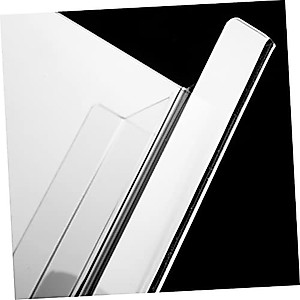 ULTECHNOVO 3pcs Transparent Tablet Holder Book Display Stand Music Folder Shelves for Books File Folder Organizer Office Bookends Desktop Bookend Material Student Acrylic Shelf Book Stoppers