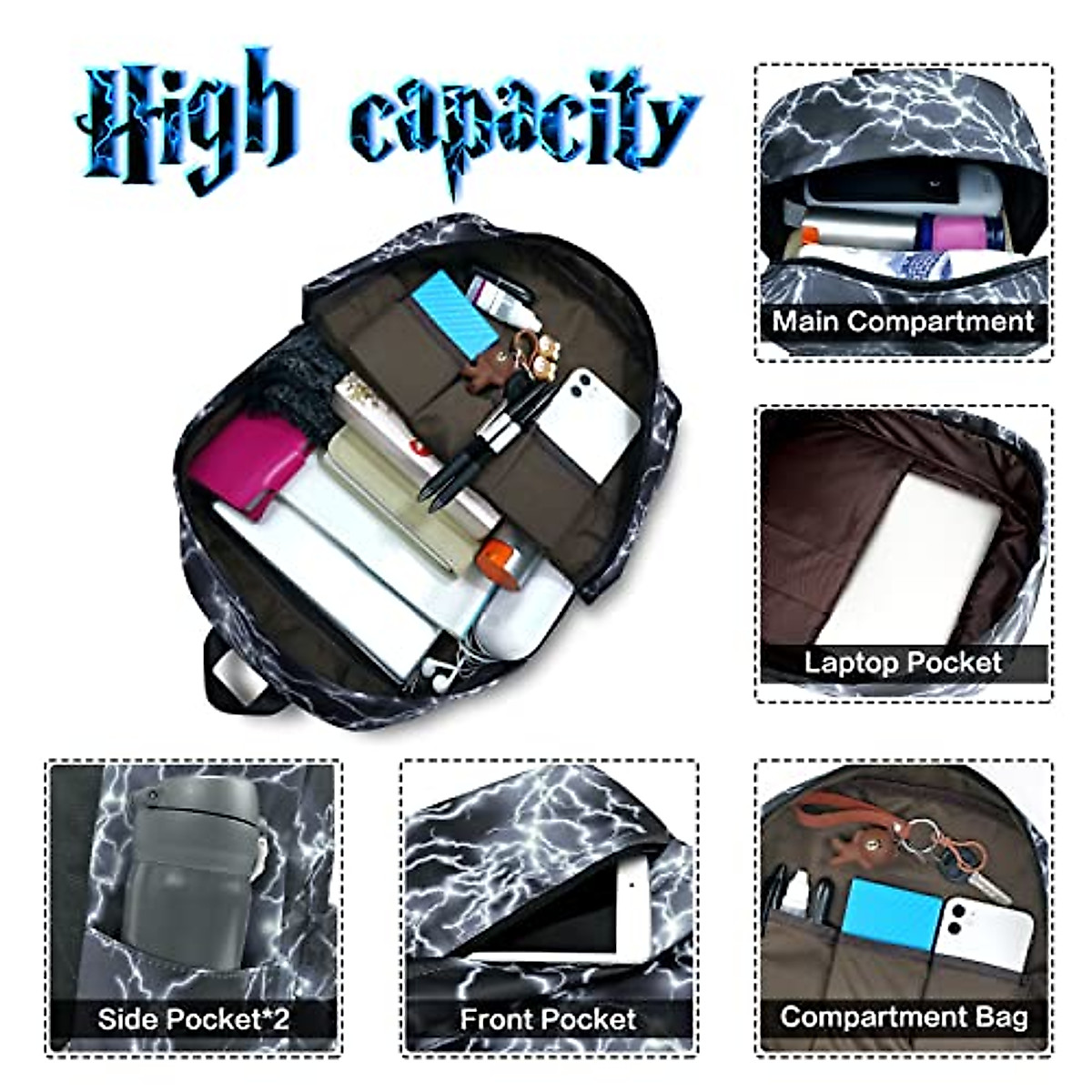 Tpeohan Kids Backpack Boys Backpacks for Elementary Children Backpack Back to School 8-12