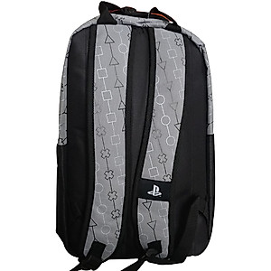 SONY PLAYSTATION BACKPACK WITH HANDLE - Grey - Soft Shell - Compatible with PlayStation Controllers