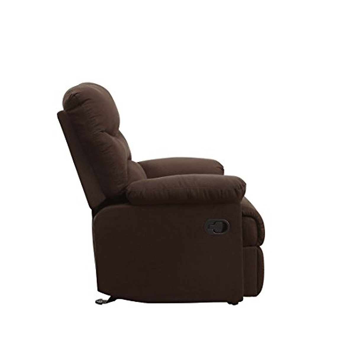 Acme Furniture Arcadia Recliner in Chocolate and Brown