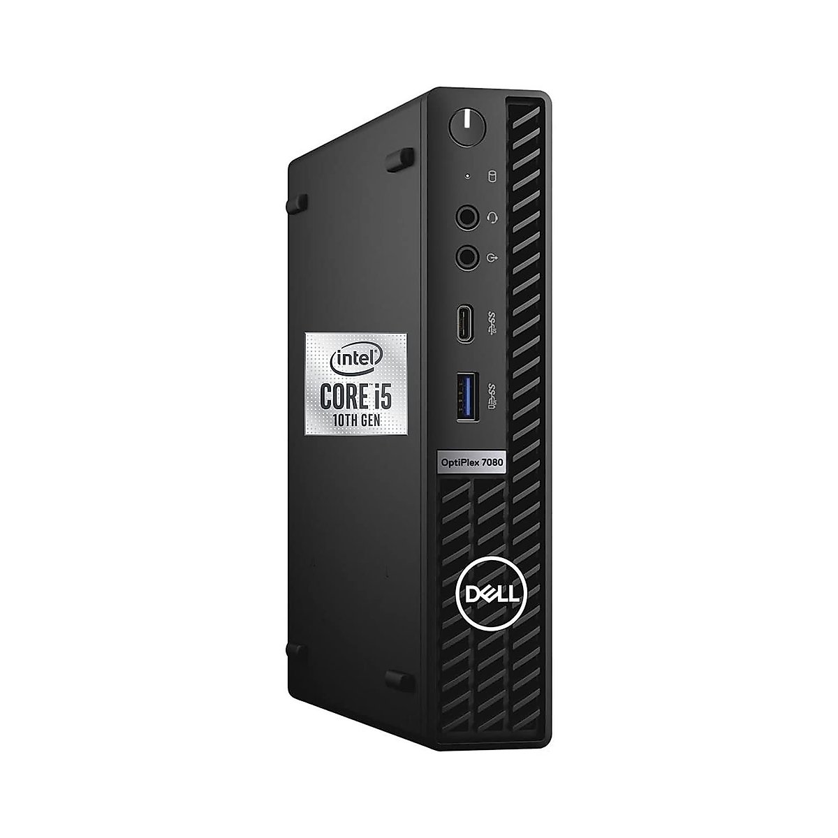 Dell OptiPlex 7080 Micro Form Factor Mini Business Desktop, Intel Core i5-10500T Processor, 16GB RAM, 256GB PCIe SSD, RJ45, DisplayPort, Wi-Fi 6, Windows 11 Pro