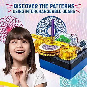 Playz Electric Drawing Kit for Kids - Motorized DIY Doodle Board - Build Your Own Electronic Circuit Board Doodler Using a Science Kit for Kids Age 8-12 - Perfect Arts & Crafts Toy for Boys, & Girls