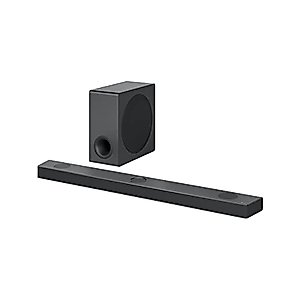 LG Sound Bar and Wireless Subwoofer S90QY - 5.1.3 Channel, 570 Watts Output, Home Theater Audio with Dolby Atmos, DTS:X, and IMAX Enhanced, Black