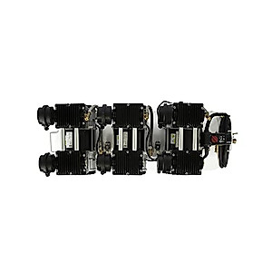 California Air Tools 20060CAD 20-Gal 6.0 Hp 125 PSI Stationary Electric Ultra Quiet & Oil-Free Air Compressor﻿ with Automatic Drain Valve Off White