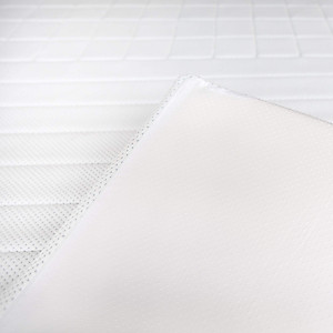 SensorPEDIC Euro Majestic 3-Zone Quilted Memory Foam 3-Inch Bed Topper, Full, White