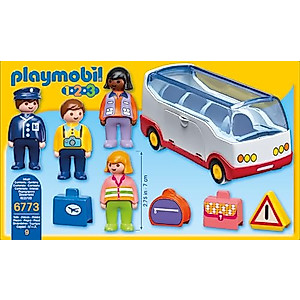 Playmobil 1.2.3 Airport Shuttle Bus