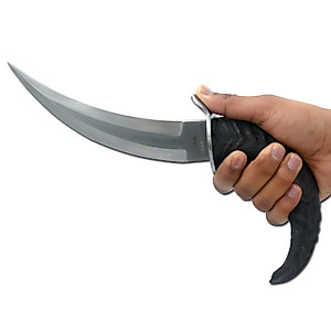 Old Ram Handmade Collection Stainless Steel Hunting Hunting Knife RAM Horn Handle With Leather Sheath