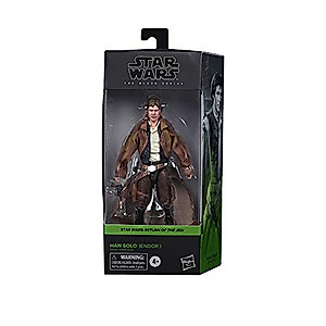 STAR WARS The Black Series Han Solo (Endor) Toy 6-Inch Scale Return of The Jedi Collectible Action Figure, Kids Ages 4 and Up