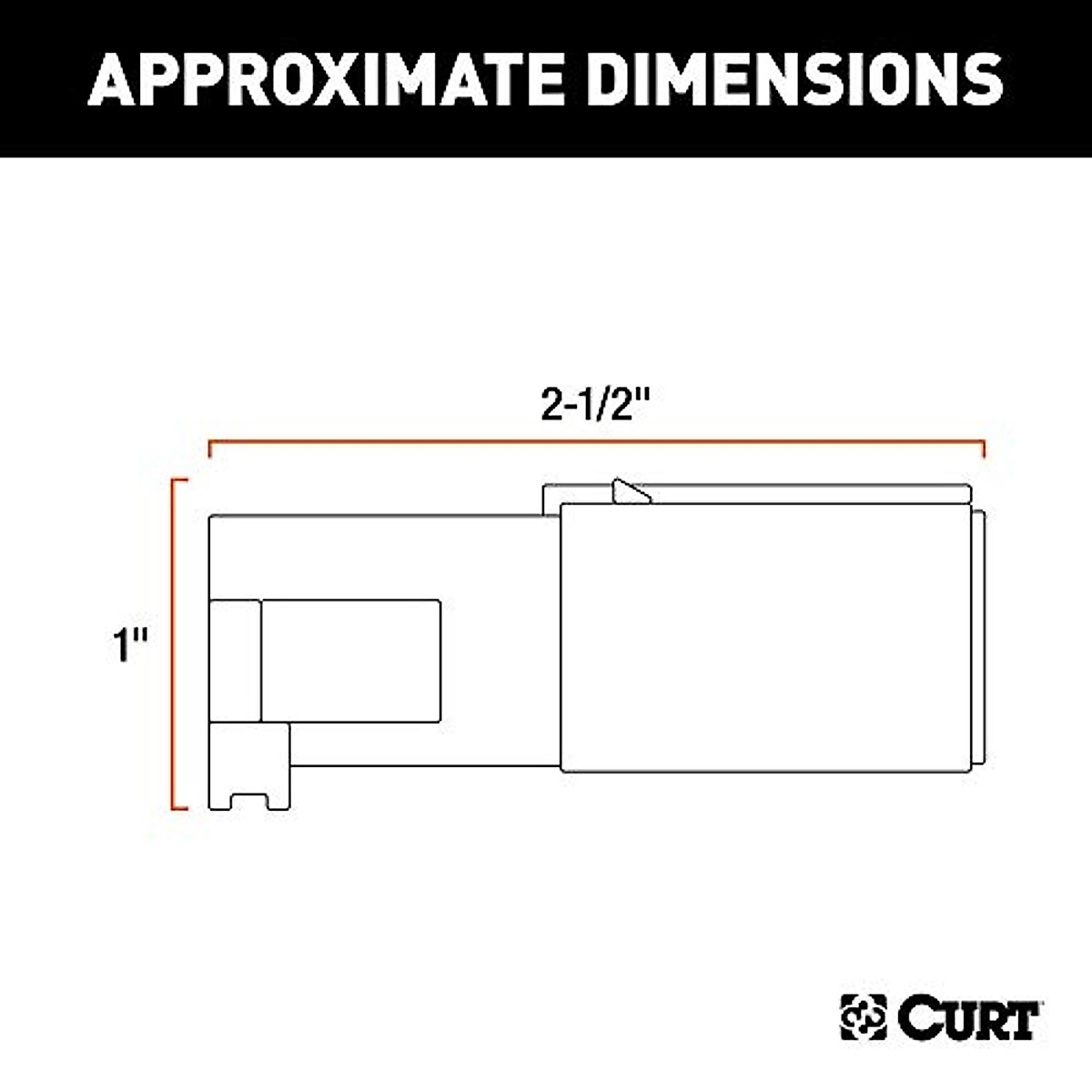 CURT 58061 Trailer-Side 4-Pin Round Wiring Harness Plug