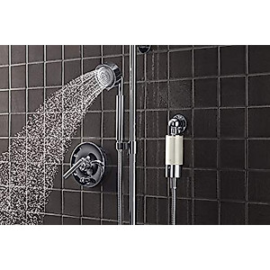 Kohler 30646-CP Aquifer Shower Water Filtration System, Reduce Chlorine, Includes Filter Replacement, Polished Chrome