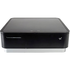 Star Micronics mPOP Integrated USB-C Lightning Receipt Printer & Cash Drawer with Tablet Stand - Black