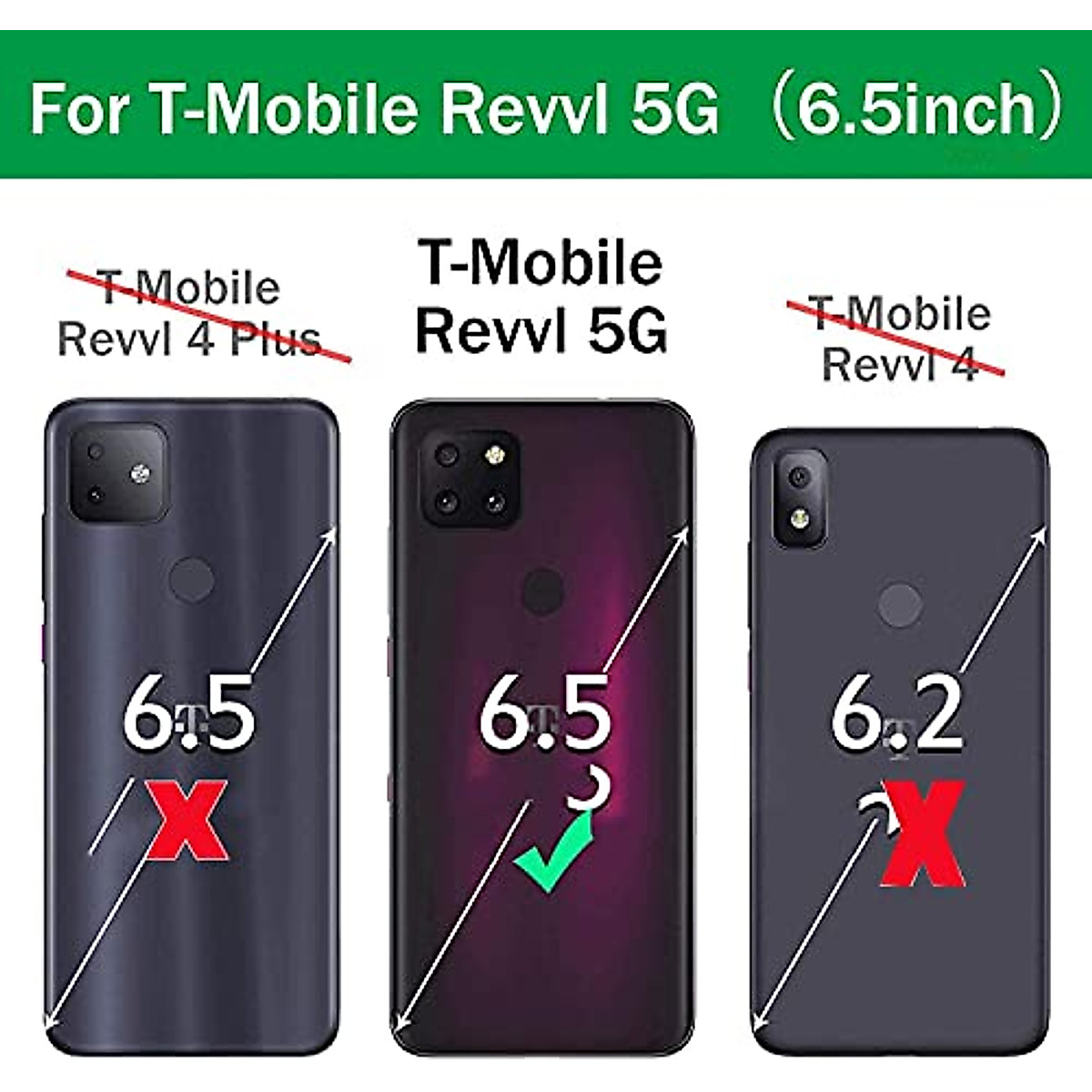 AYMECL for Revvl 5G Case, TCL Revvl 5G Case with[2 x HD Screen Protector], Full-Body Protective Shockproof Ruged Bumper Cover,Impact Resist Durable Phone Case, for TCL Revvl 5G (Blue)