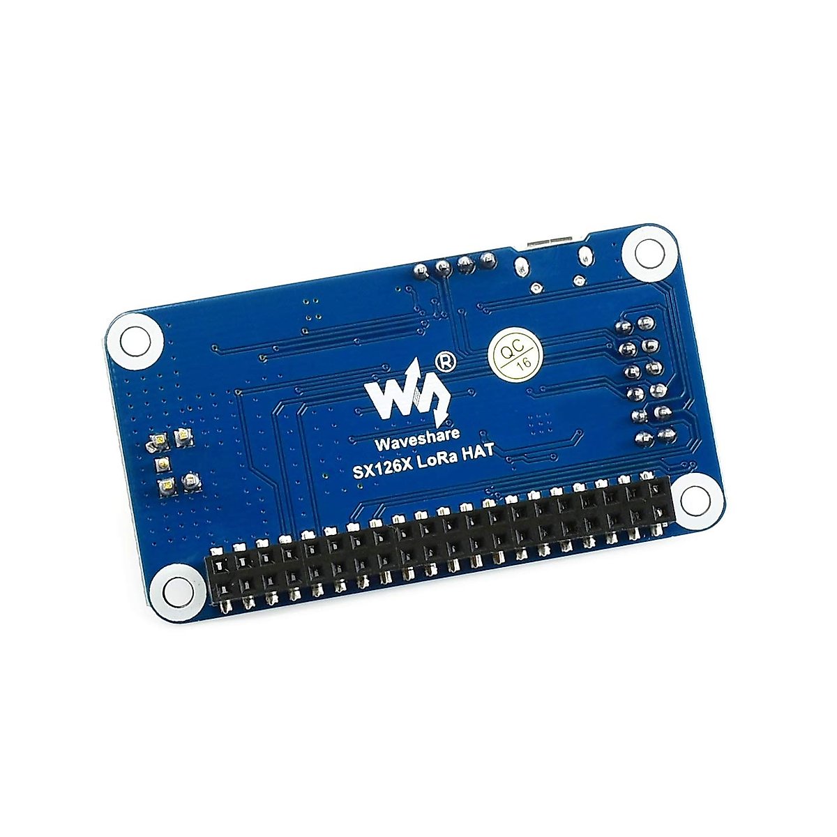 SX1262 LoRa HAT for Raspberry Pi Series Boards 915MHz Frequency Band,Support Data Transmission up to 5km,Wake on Radio,Wireless Config, Carrier Sensing, Communication Key
