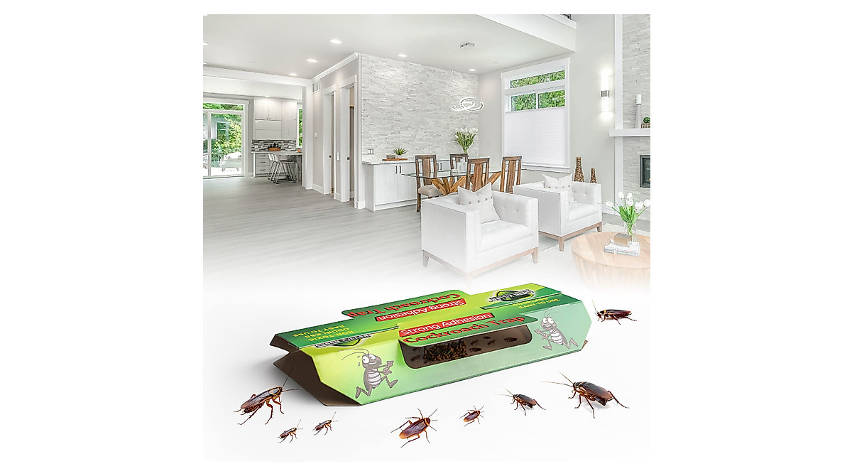 20 Pack Roach Traps - Indoor Pest Control Solutions