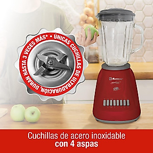 Koblenz 51oz. Gourmet Blender, Salsa Mixer, Smoothie, 10-Speed 4 Blades with 2 Pulse Function