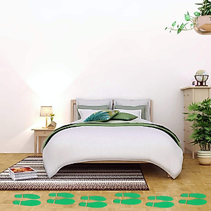 60 Pairs Kids Shoes Decals Footprint Stickers Decals Floor Wall Stairs for Christmas Decor Class, Dance Studio, Floor Stickers Party Decoration Celebrate St. Patrick's Day