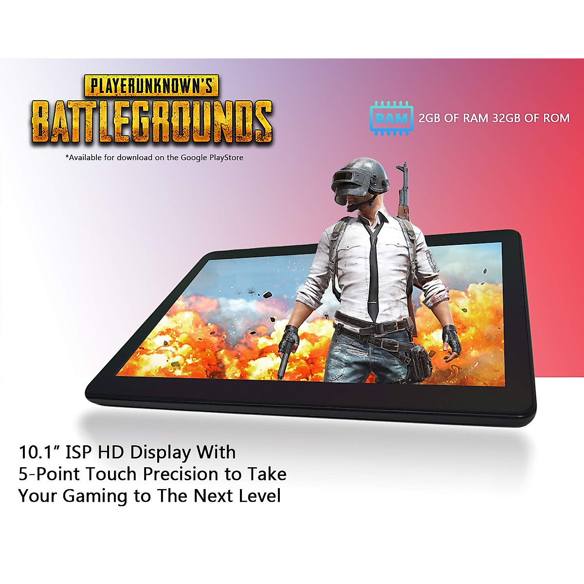 Azpen 10 Inch Android 11 Tablet IPS HD Display 2GB RAM 32GB Storage Dual Camera Bluetooth WiFi