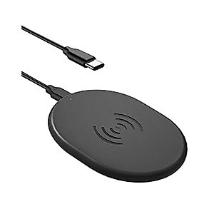 Ultra-Slim Wireless Charger, 15W Maximum Fast Wireless Charging Pad Compatible with iPhone 14/13/12/11, for Samsung Galaxy S21/S20/S10/S9/S8/Note20/10/9/8,Google Pixel(No AC Adapter)