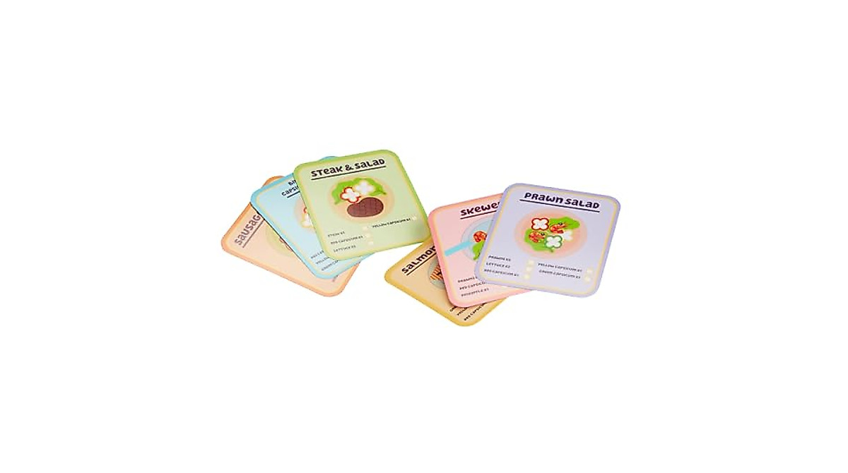 Bluey Wooden BBQ & Salad Set - 33-Piece Playset for Kids 3+