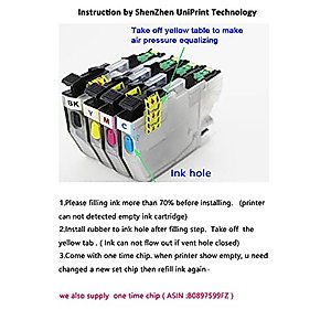 LC3011 LC3013 XL Empty refillable Ink Cartridge Compatible for Brother MFC-J491DW MFC-J497DW MFC-J690DW MFC-J895DW J497DW J491DW J690DW J895DW