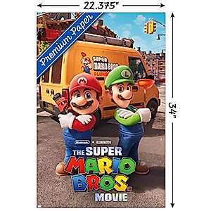 Trends International The Super Mario Bros. Movie - Brooklyn Key Art Wall Poster, 22.375" x 34", Premium Unframed Version