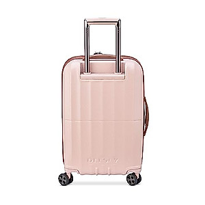 DELSEY Paris St. Tropez Hardside Expandable Luggage with Spinner Wheels, Pink, Carry-on 21 Inch
