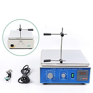 CJ-882A Magnetic Stirrer, 10000ML Digital Lab Mixer Magnetic Stirrer Hot Plate Heating Power 300W for Lab Liquid Mixing Heating