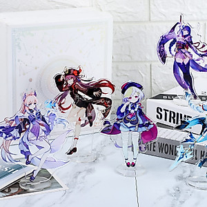 Genshin Impact Characters Acrylic Stand Figure,Colorful and Exquisite Character Design for Game Fans' Collection (Baal)