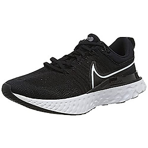 Nike Women's Sneaker, Black White Iron Grey, 10 AU