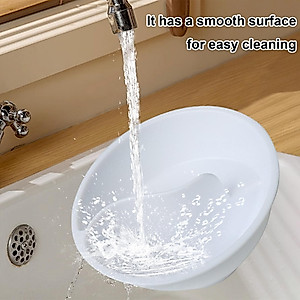 3.94"x7.09"Never Soggy Cereal Bowl Separated Anti Soggy Crunch Snack and Dip Bowls Plastic Cereal Bowl Divided Milk for Snack Milk Topping Yogurt & Berries Fries Ketchup…