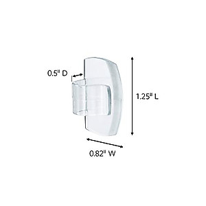 Command Round Cord Clips, Damage Free Hanging Cable Clips, No Tools Wall Clips for Hanging Electrical Cables, 13 Clear Cord Clips and 16 Command Strips