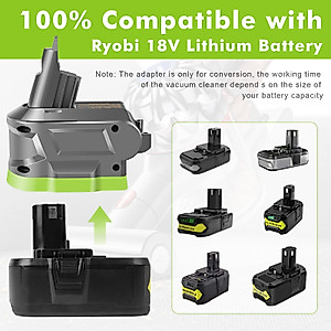 Tree. NB Converter Head for Ry-OBI 18V Converter to Dy-Son V6 Converter Head Compatible with DC58 DC59 DC61 DC62 DC72 DC74 Absolute Animal Motorhead Slim SV03 SV04 SV05 SV06