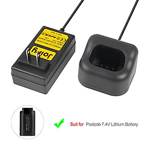 Joiry 7.4V Li-Ion Charger 902667 Compatible with Paslode 902654 902600 B20543A B20543 CF325LI 918000 IM250A Li Battery (Not for Ni-MH/Ni-Cd Battery)