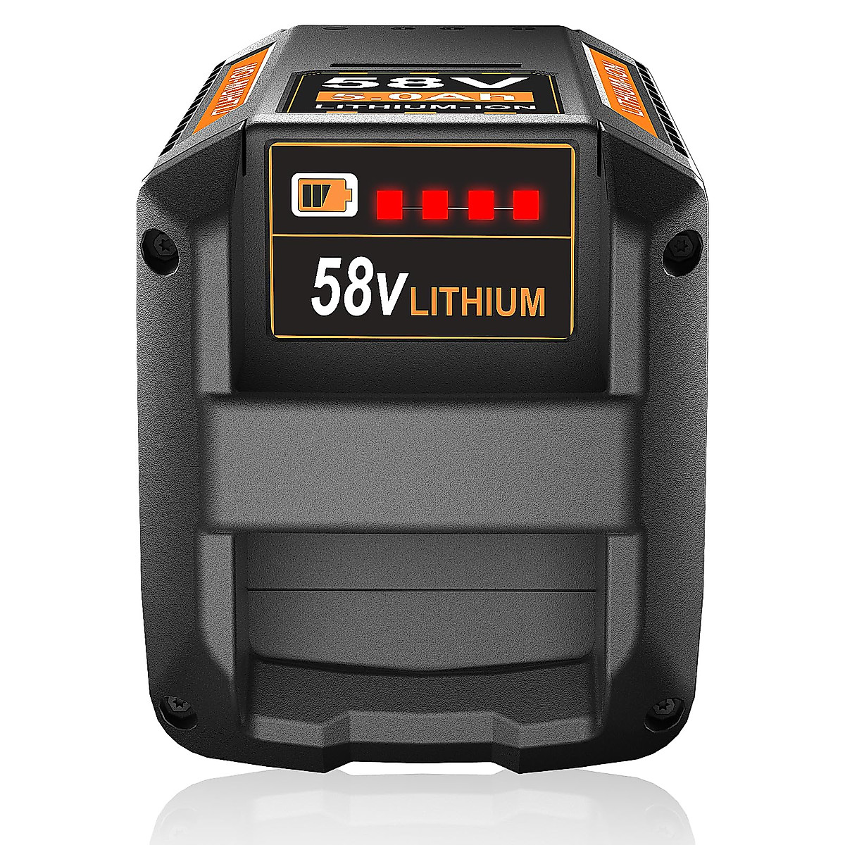 DSANKE 58V 5.0Ah Battery Replacement for Echo 58V Battery Compatible with CBP-58V40 CBP-58V2AH CHT-58V CDST-58V CPLB-58VBT CST-58V Cordless Tool Blower Chainsaw