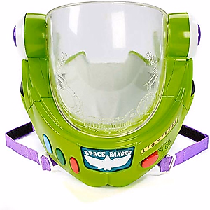 Disney Pixar Toy Story 4 Buzz Lightyear Toy Astronaut Helmet for Role-play Movie Action with Jetpack, Lights, Authentic Phrases and Sounds [Amazon Exclusive], Multi