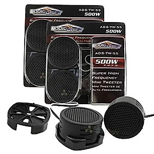 Audio Drift 2 Packs 500 Watts Super High Frequency Mini Tweeters Surface Mount ADS-TW-55