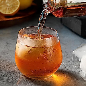 ALLTOP Large Square Ice Cube Trays,Giant Ice Block Maker with Lid for Whiskey, Cocktails,Reusable Silicone Mold, DIY, BPA Free,Freezer - 2 Packs,Black