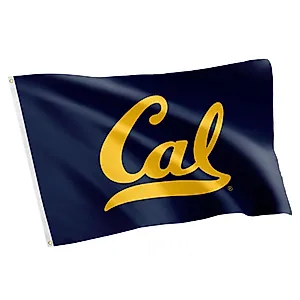 Desert Cactus University of California Berkeley UCB Flag - 3 x 5 Feet Golden Bears Banner, Indoor/Outdoor Durable Fabric, 100% Polyester Design (Style 2)