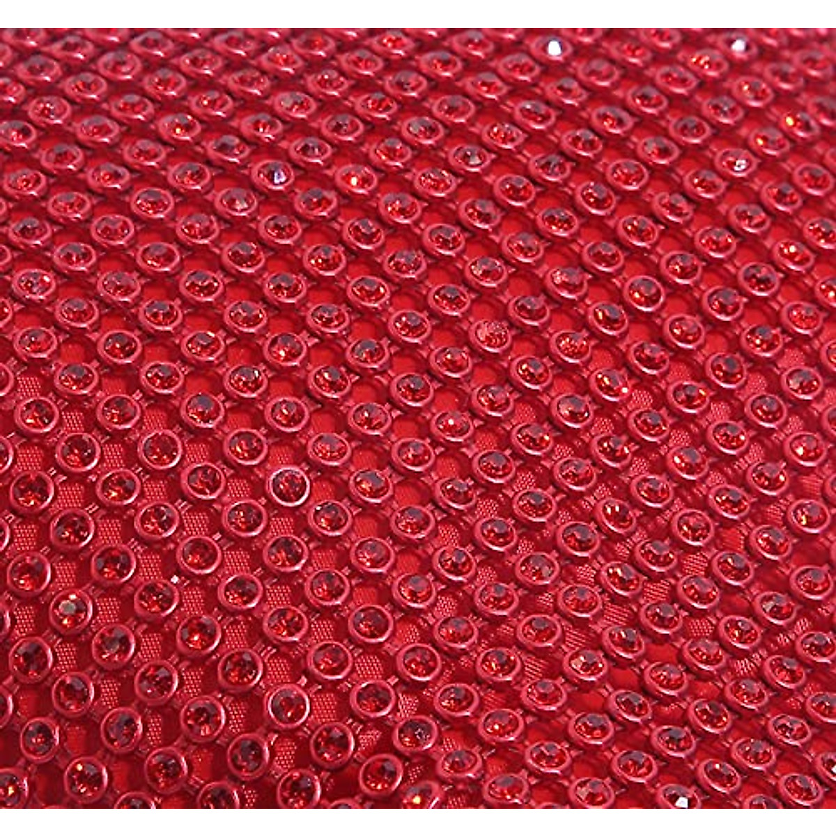 AIJUN Women's Rhinestone Purse Evening Bags Sparkly Glitter Triangle Clutch Purses for Women Evening Party Prom Cocktail Red