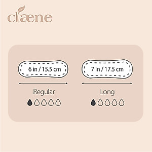 Claene Organic Cotton Panty Liners, Unscented, Panty Liners for Women, Thin, Cruelty-Free, Breathable Organic Panty Liners for Women, Light Incontinence, Natural, Vegan, Menstrual (Regular, 50 Count)