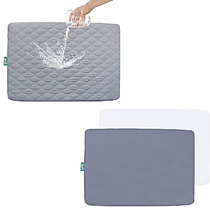 Pack n Play Mattress Protector Waterproof and Pack and Play Sheet Fitted