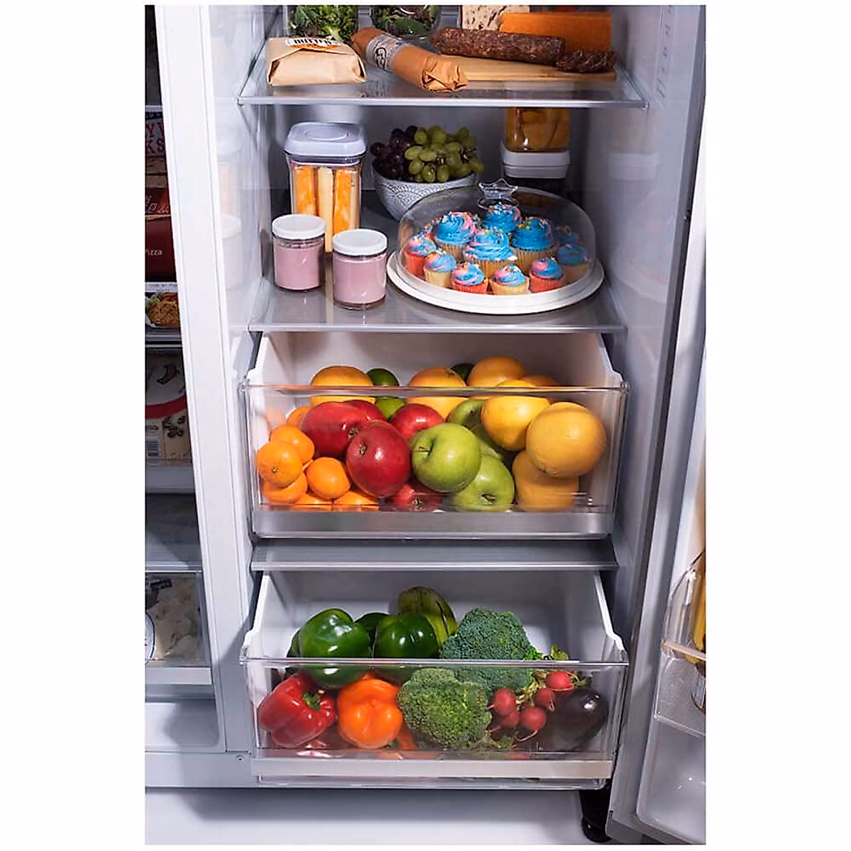 27 cu. ft. Side-By-Side Door-in-Door® Refrigerator with Craft Ice™