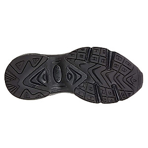 Propét Women Stability Walker Sneaker, Pewter Suede, 10 X-Wide