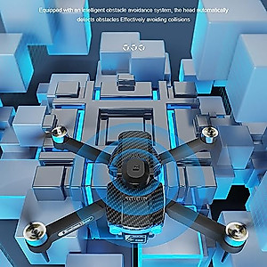 RKSTD Foldable FPV RC Drone, Voice Gesture Control RC Quadcopter, With HD WiFi Camera, Auto-hover, Waypoint Flying, Fixed Altitude, Suitable For Adults Beginners And Children