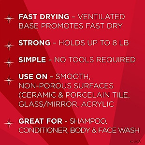 Magic Suction Basket - Keep Your Shower or Bathtub Area Organized, White