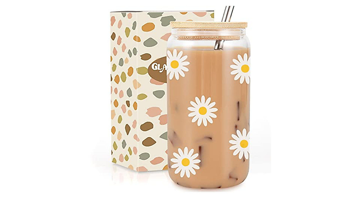 GSPY Daisy Aesthetic Cup - Perfect Gift for Coffee Lovers
