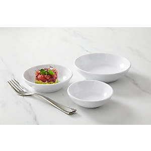 American Metalcraft MMB3 Mini Round Bowl, Melamine, White, 3 oz., 1 Count (Pack of 1)